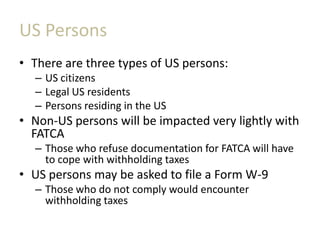 Overview of FATCA | PPTX