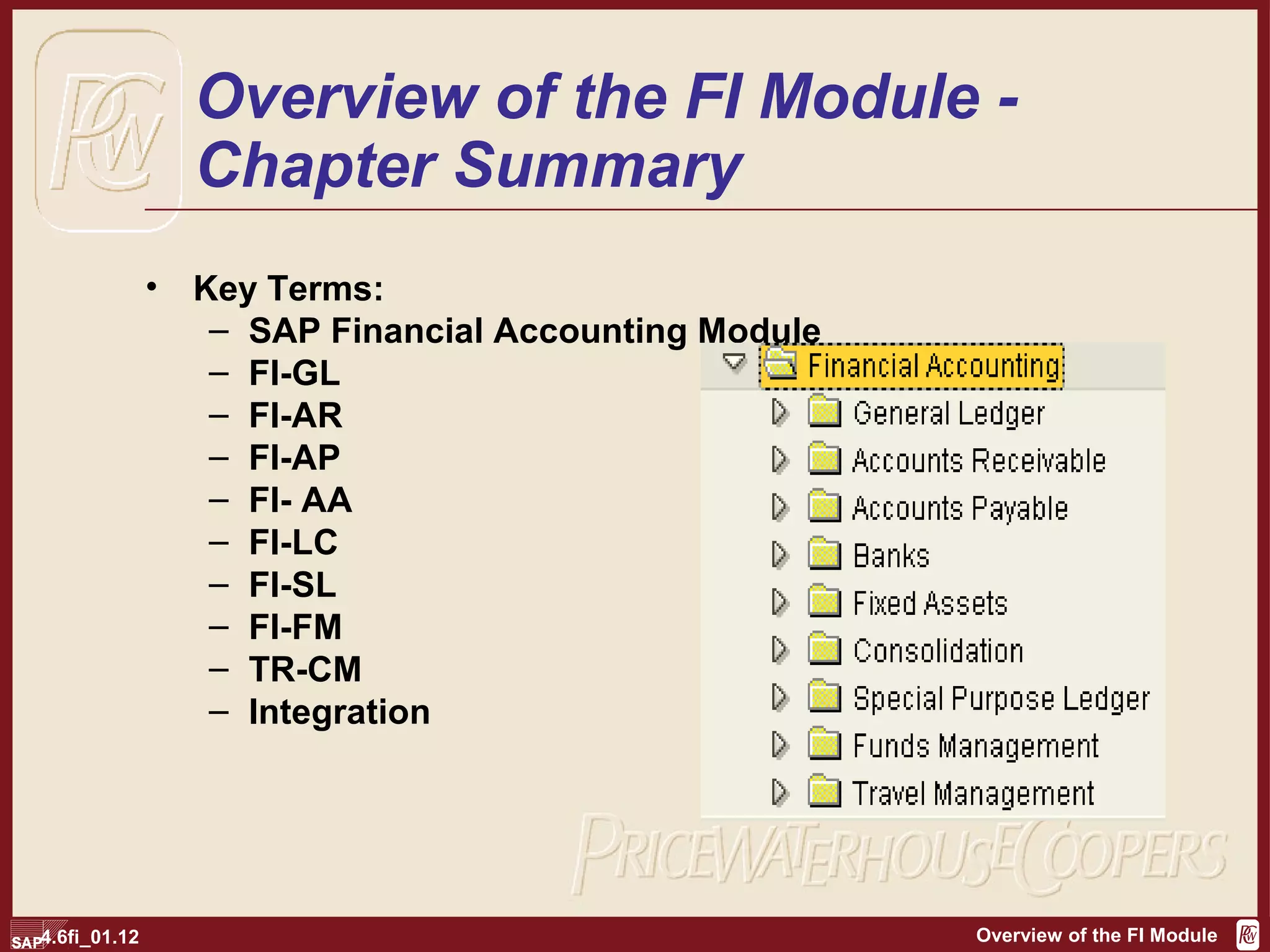 SAP Overview of FI | PPT