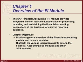 SAP Overview of FI | PPT