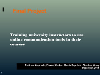 GDIT 715 final project | PPT