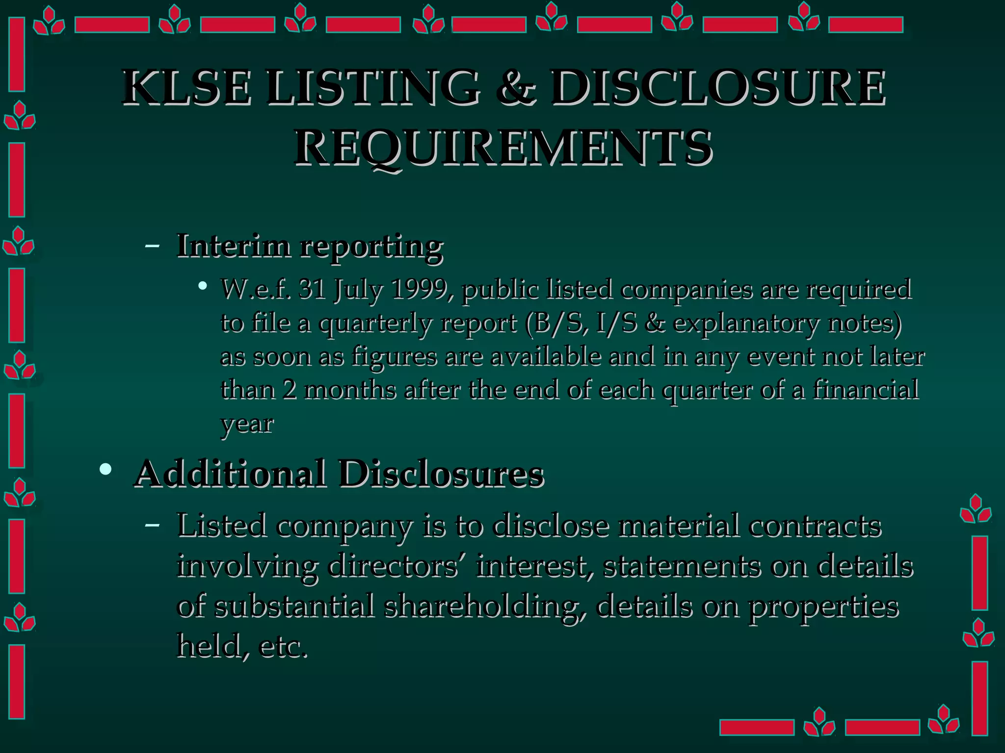 Overview of financial reporting environment | PPT