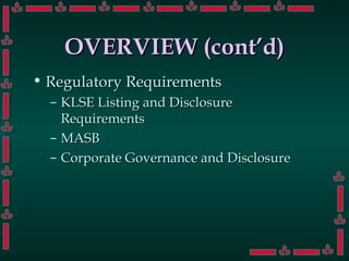 Overview of financial reporting environment | PPT | Financial ...