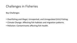 Overview of Fisheries, Importance, Challenges, and Sustainable ...