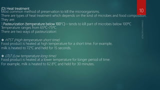Overview of food preservation technology | PPTX