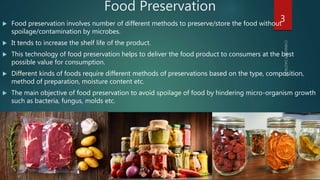 Overview of food preservation technology | PPTX