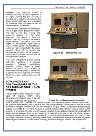The gas turbine is an internal combustion engine that uses air as the ...