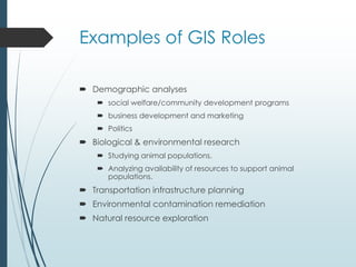 Overview of geographic information systems (gis) | PPT