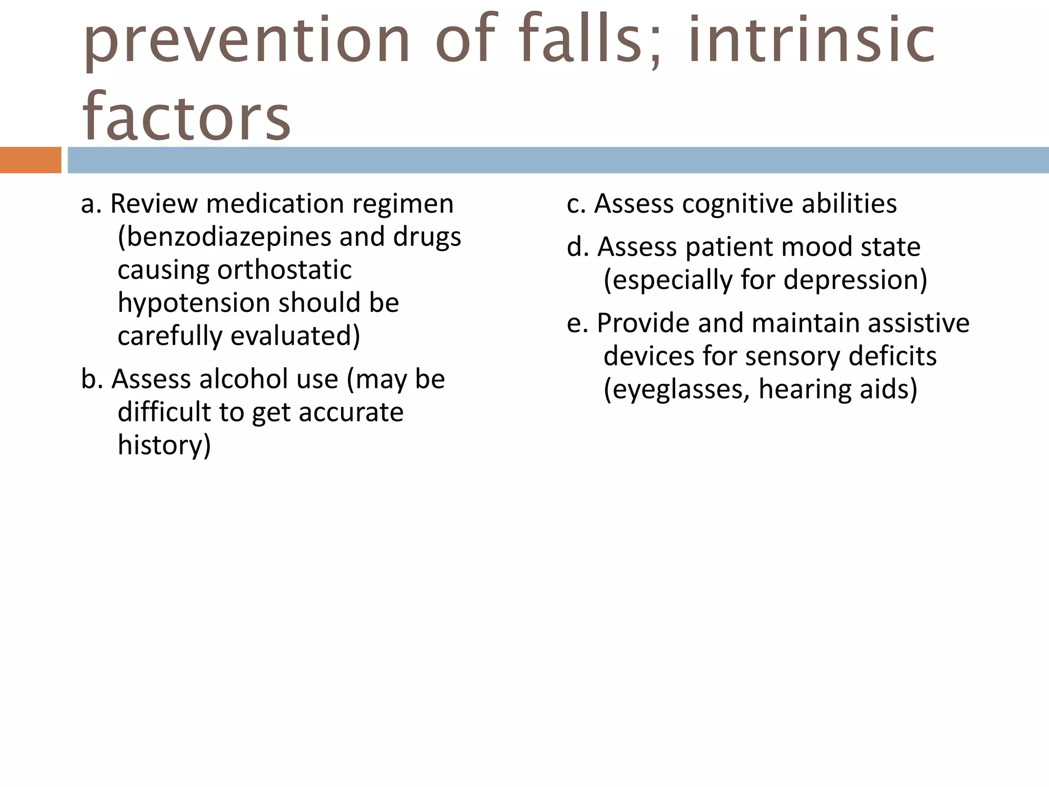 Overview Of Geriatric Syndromes 2016 Ppt