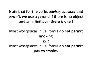 Overview of gerunds and infintives | PPT