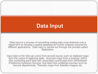 Overview of gis new | PPTX | Geography | Science