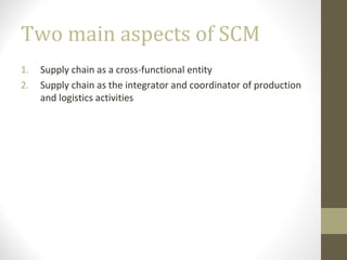 Overview of global logistics & scm | PPT