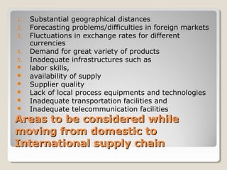 Overview of global logistics & scm | PPT