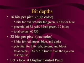 Overview of graphics systems | PPT