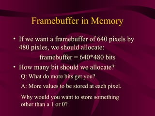 Overview of graphics systems | PPT