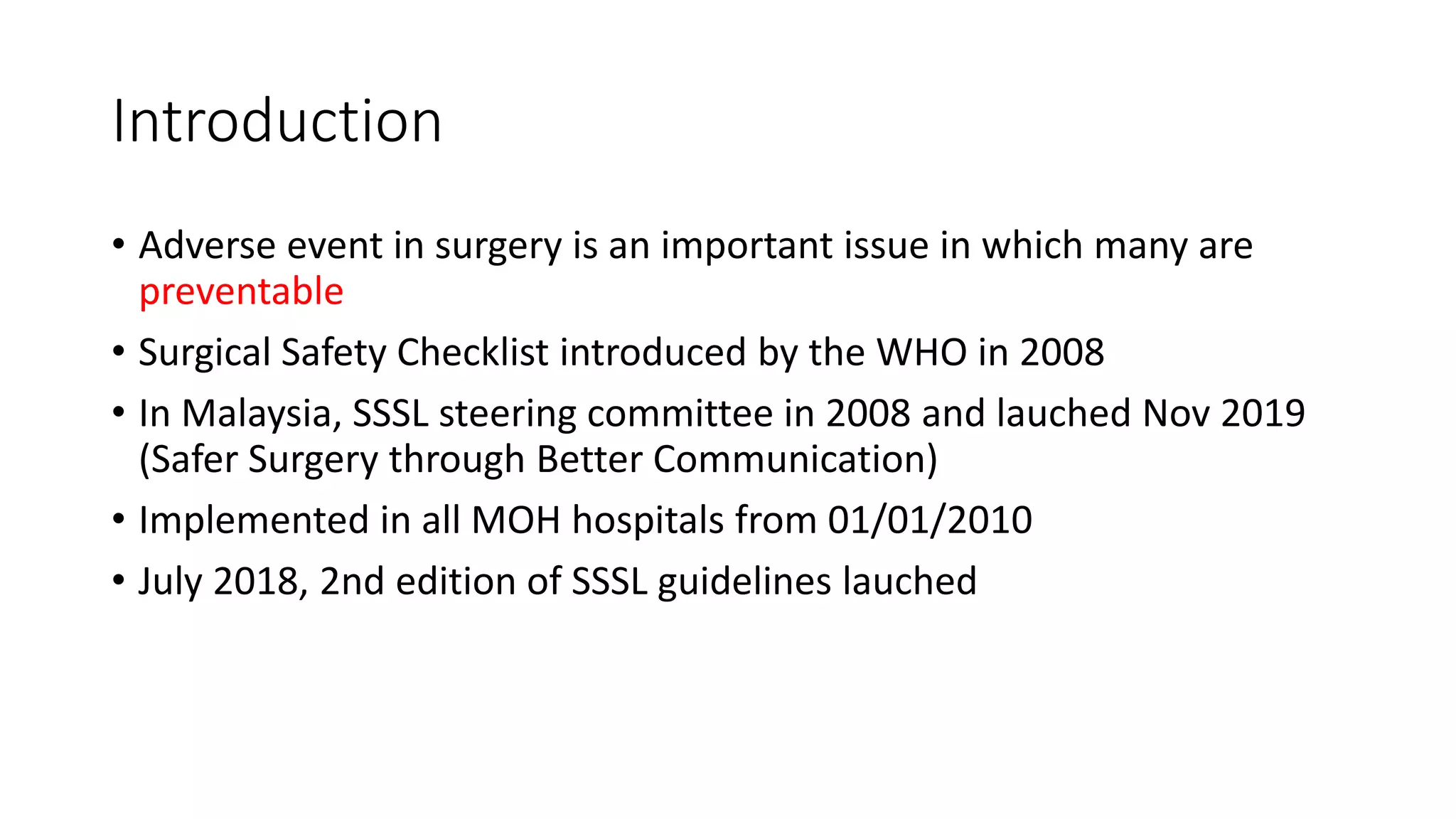 Overview of Guideline and Walk Through SSSL ver 2.0 | PPTX