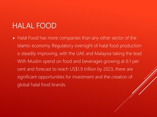 Overview of halal industry | PPTX