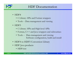 HDF5 Documentation | PPT