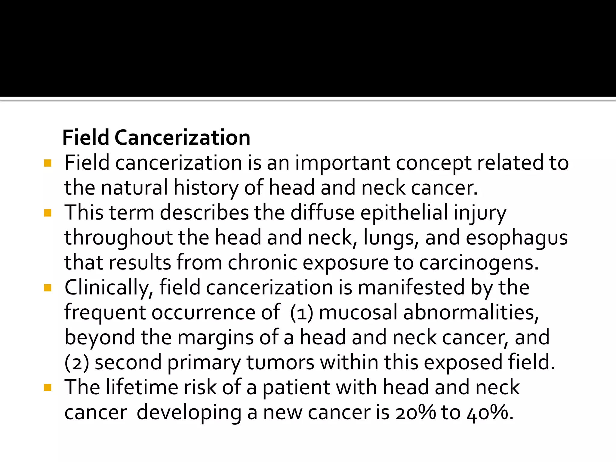 Overview of head & neck cancer | PPTX