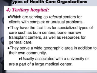 Over view of health care organization | PPTX