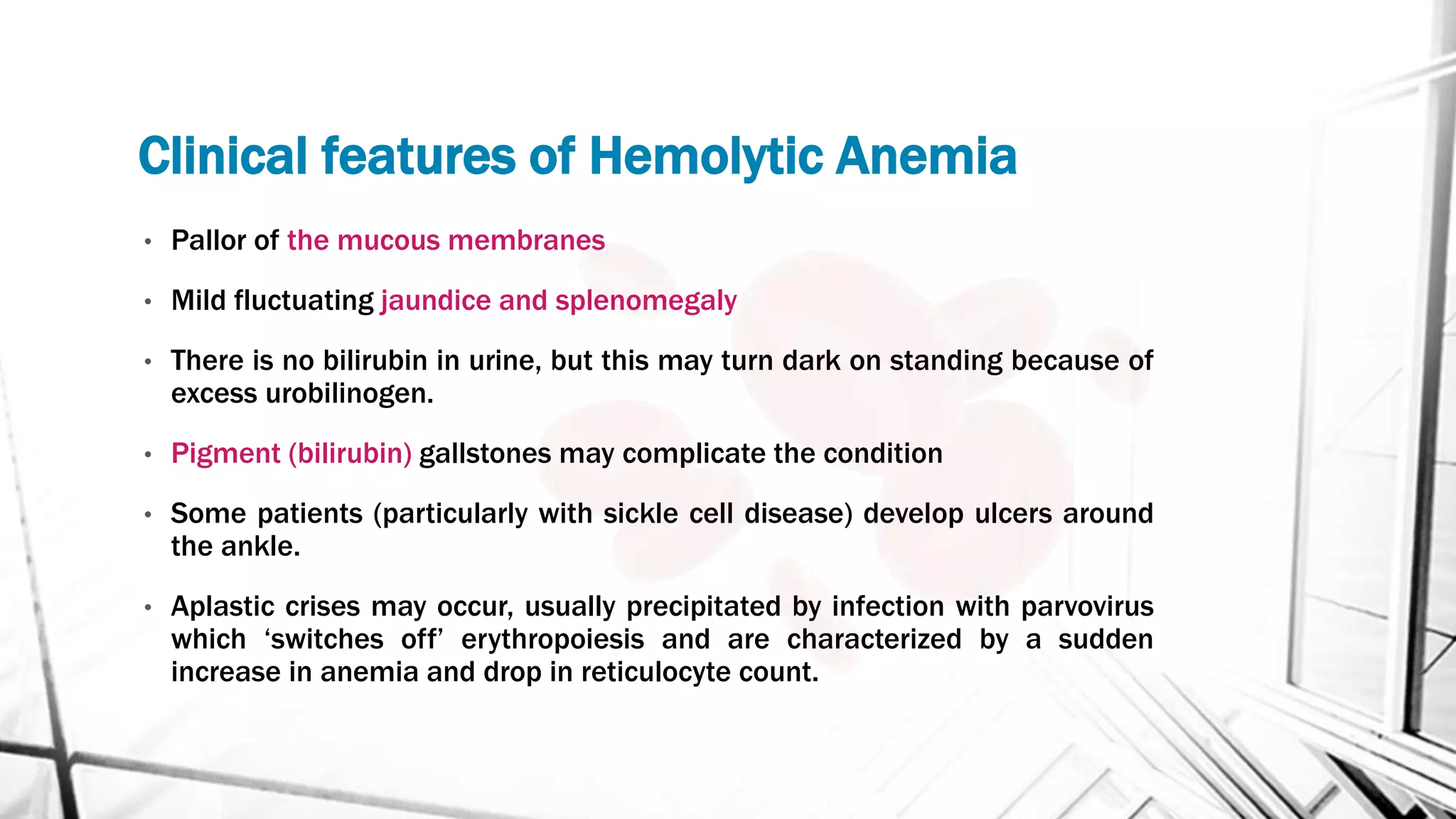Overview of hemolytic anemia Both Intra and Extravascular | PPTX
