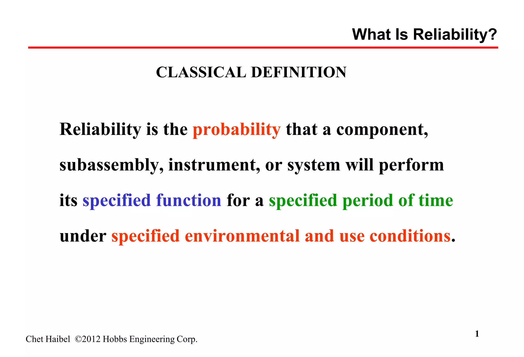 Overview of highly accelerated life test (halt) | PDF