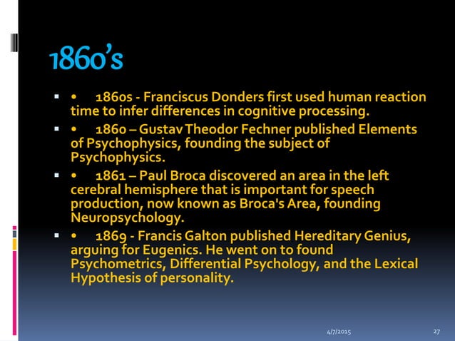Overview of h istory of psych | PPT