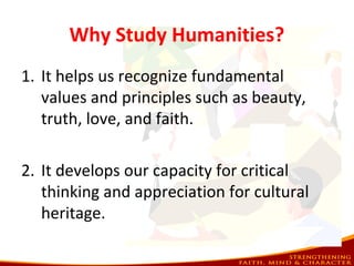 Overview of humanities | PPT