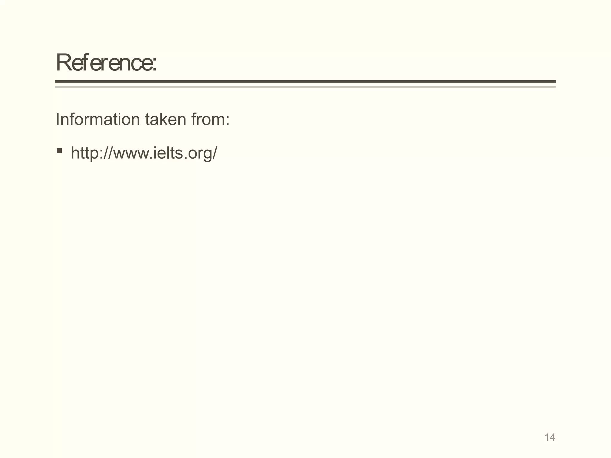 Overview of IELTS | PPT