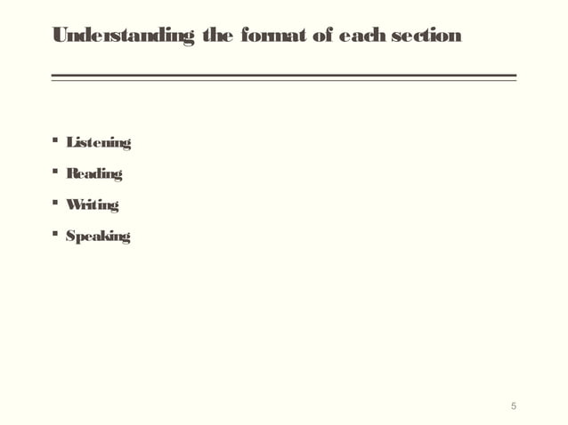 Overview of IELTS | PPT | Standardized Testing | Educational Assessment