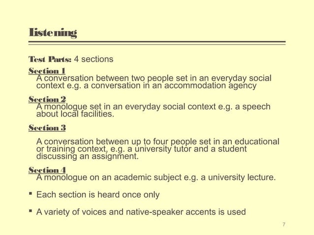 Overview of IELTS | PPT | Standardized Testing | Educational Assessment