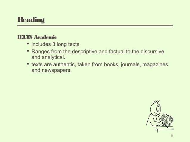 Overview of IELTS | PPT | Standardized Testing | Educational Assessment