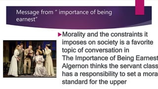 Overview of importance of being earnest | PPT