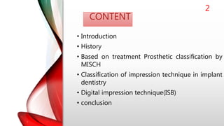 Overview of impression technique in implant dentistry.pptx