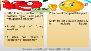 Overview of impression technique in implant dentistry.pptx