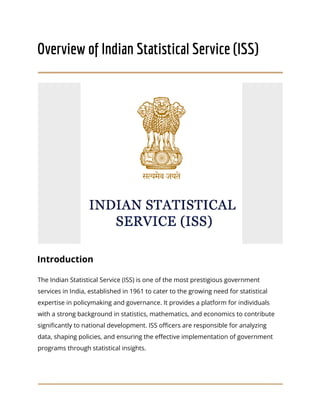 Overview of Indian Statistical Service (ISS).pdf