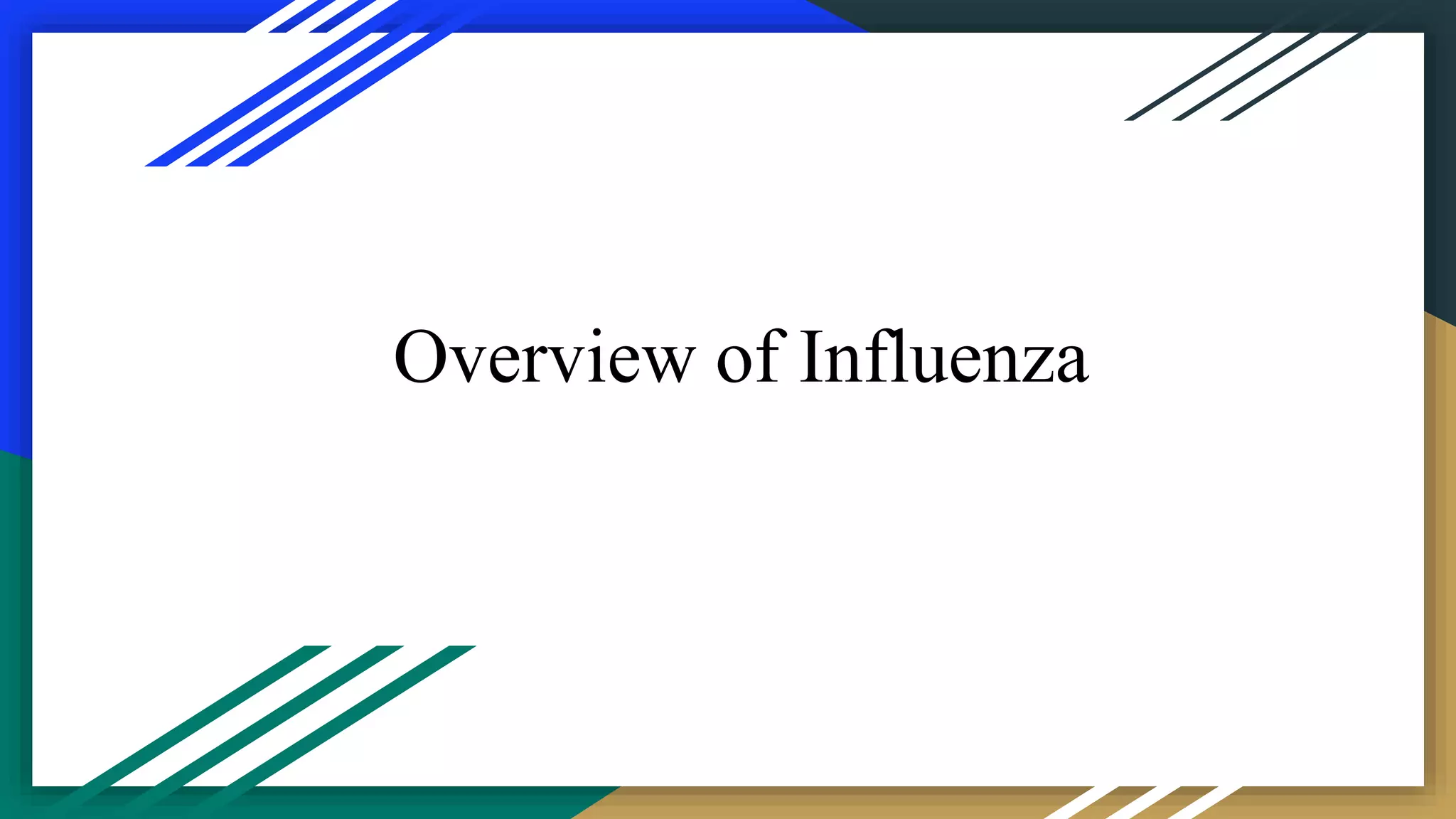 Overview of influenza | PPTX