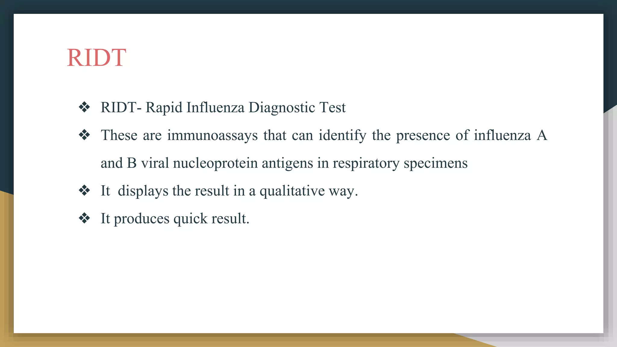 Overview of influenza | PPTX