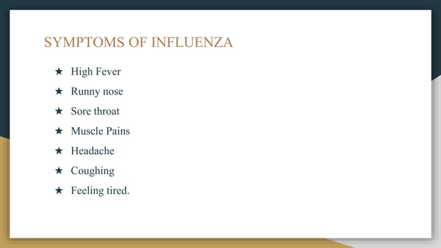 Overview of influenza | PPTX