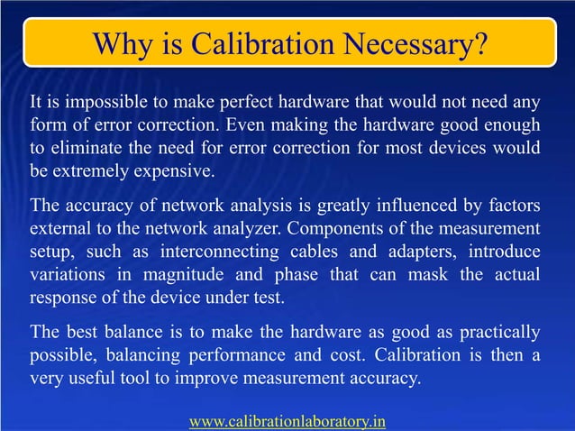 Overview of Instrument Calibration | PPTX | Physics | Science