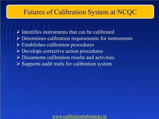 Overview of Instrument Calibration | PPTX | Physics | Science