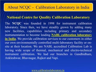 Overview of Instrument Calibration | PPTX