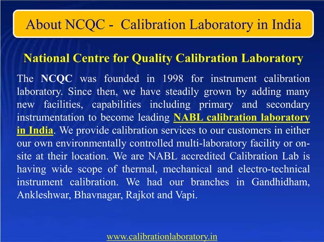 Overview Of Instrument Calibration Pptx Physics Science