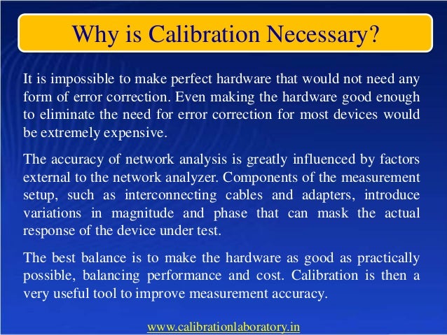 Overview of Instrument Calibration