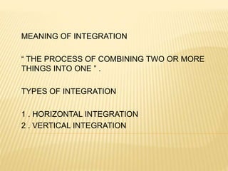 Overview of integration | PPT