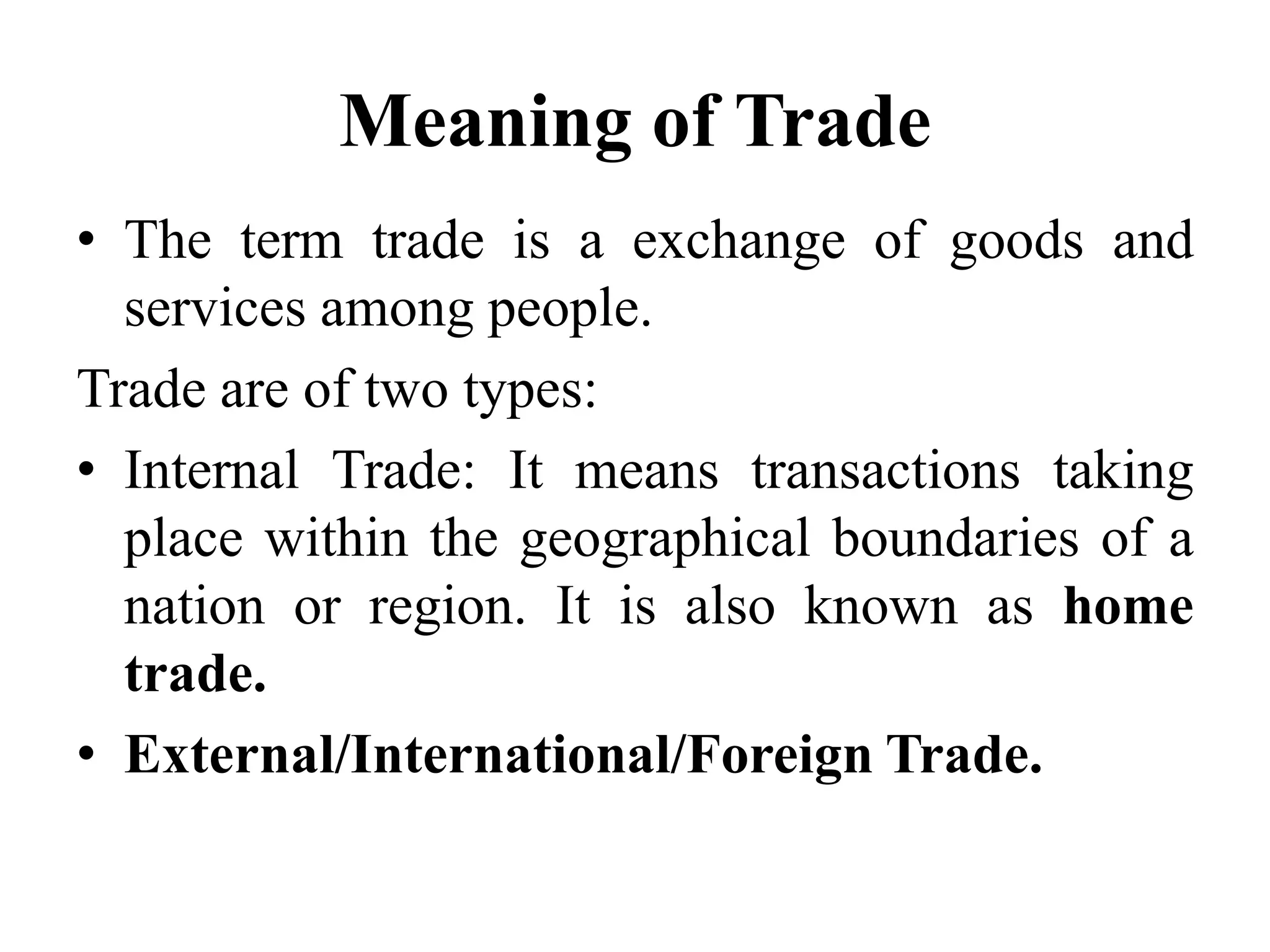 Overview of internatioal trade | PPTX