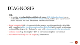 Overview of interstitial lung diseases | PPTX