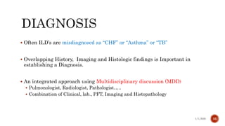 Overview of interstitial lung diseases | PPTX