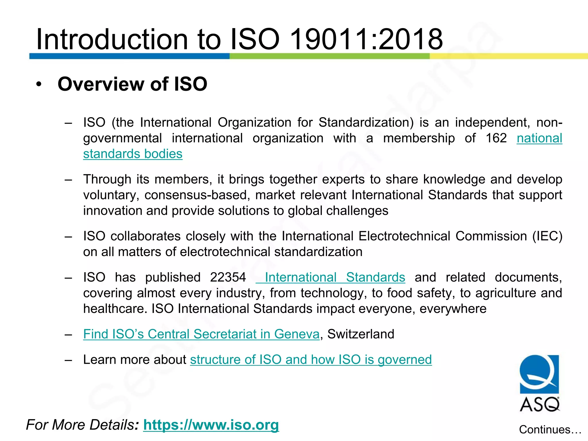 Overview of ISO 19011:2018 Guidelines for Auditing Management Systems | PDF