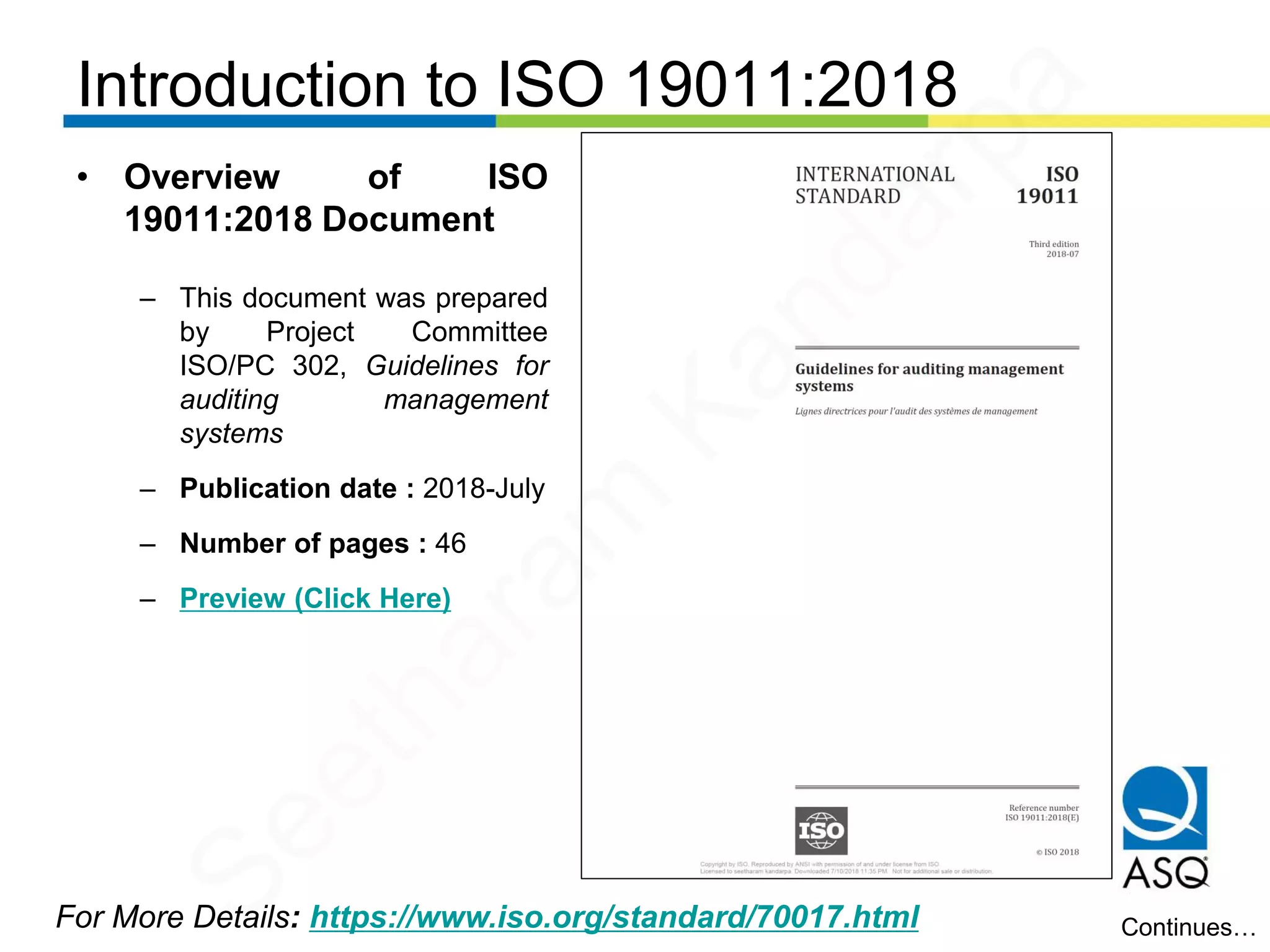 Overview of ISO 19011:2018 Guidelines for Auditing Management Systems | PDF