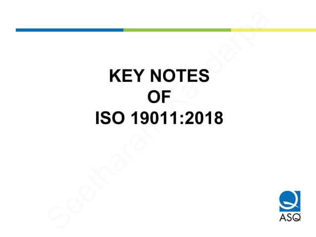 Overview of ISO 19011:2018 Guidelines for Auditing Management Systems | PDF